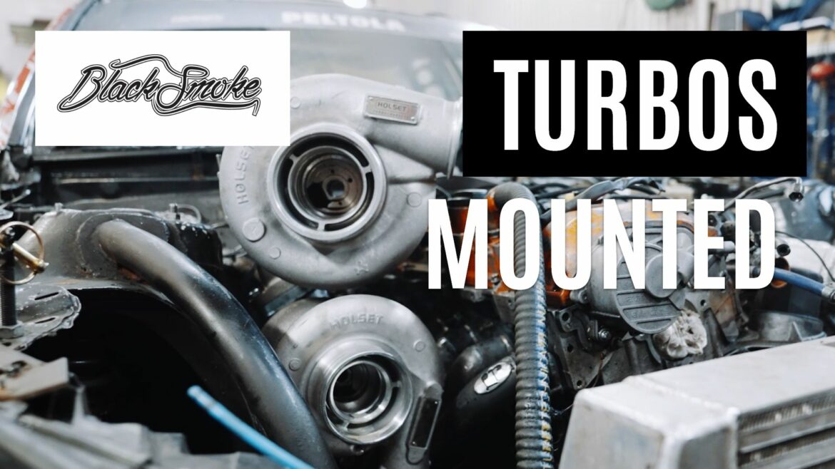 Dual stage turbos mounted. - Black Smoke Ltd